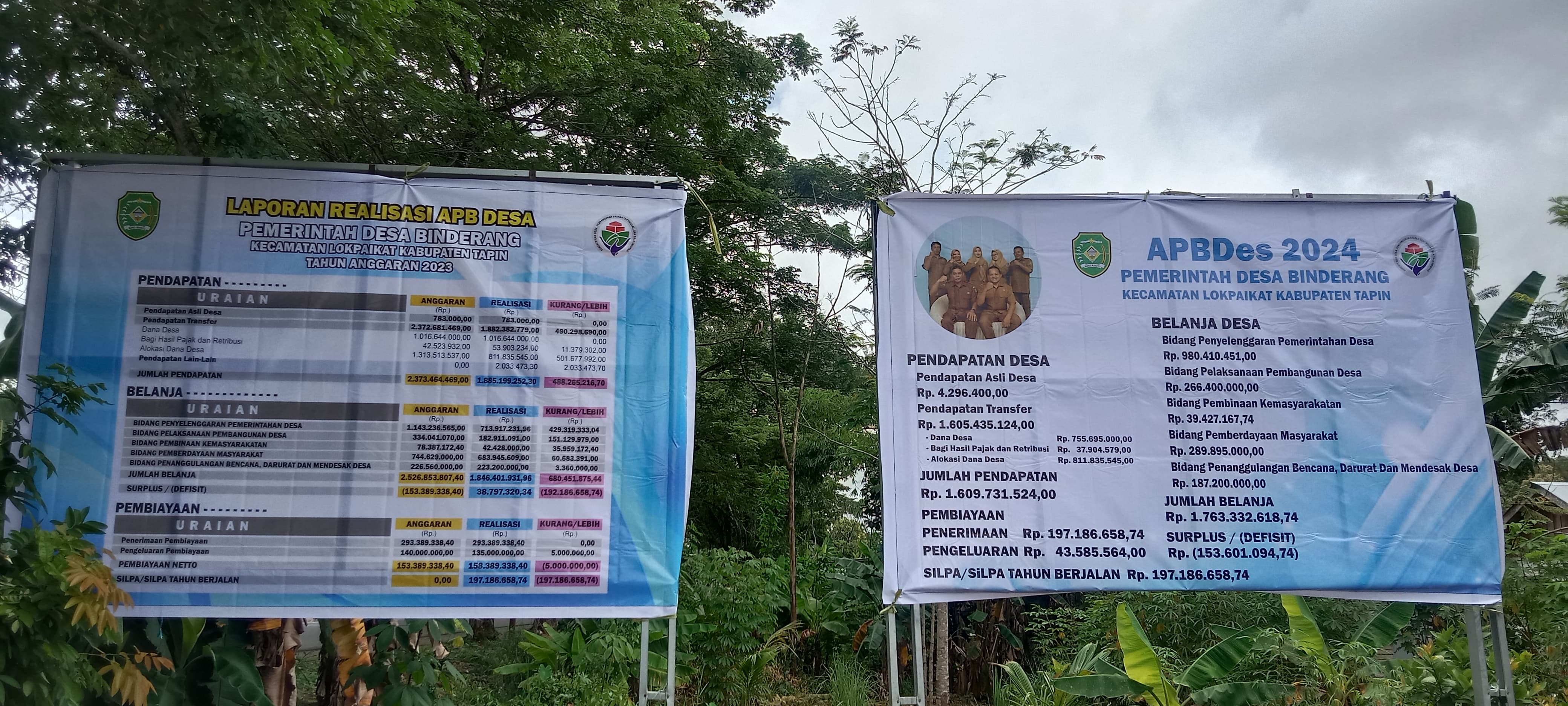 Memperkuat Transparansi Desa dengan Pemasangan Baliho APBDesa tahun ...